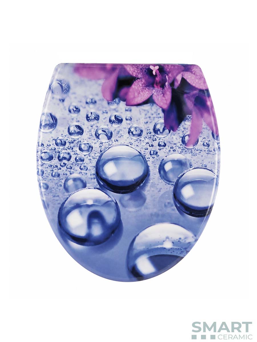 Wc daska duroplast softclose Colorit Kapljica Smart Ceramic