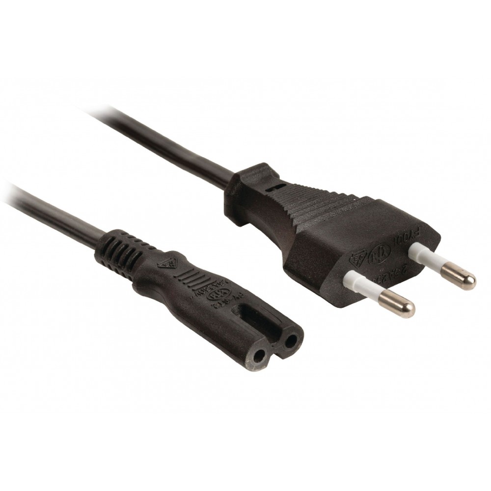 Mrezni kabel utik/utič. 2x0.5 2m