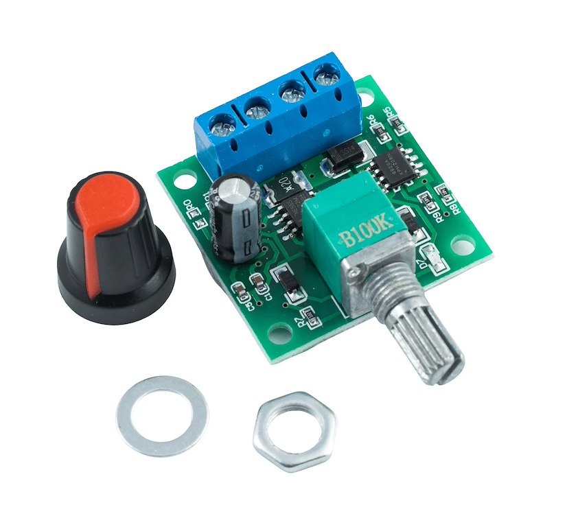 PWM Regulator Brzine DC Motora 2A (1.8V-15V) sa Prekidačem