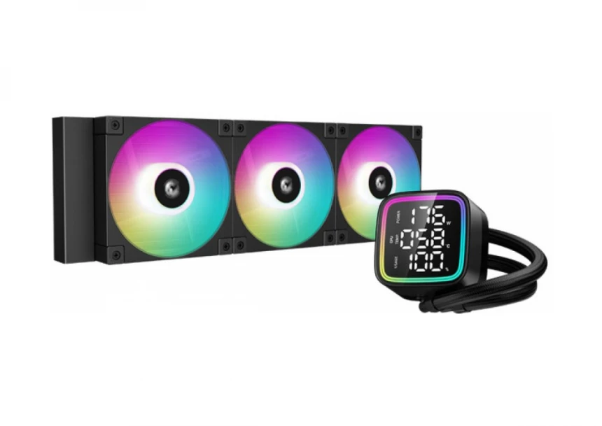 CPU Hladnjak DeepCool LD360 ARGB LCD ekran CRNO, R-LD360-BKMSN-G-1