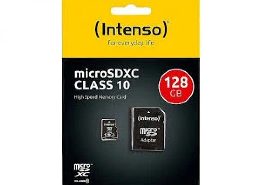 Micro SDXC Intenso 128GB Class10 3413491 + adapter