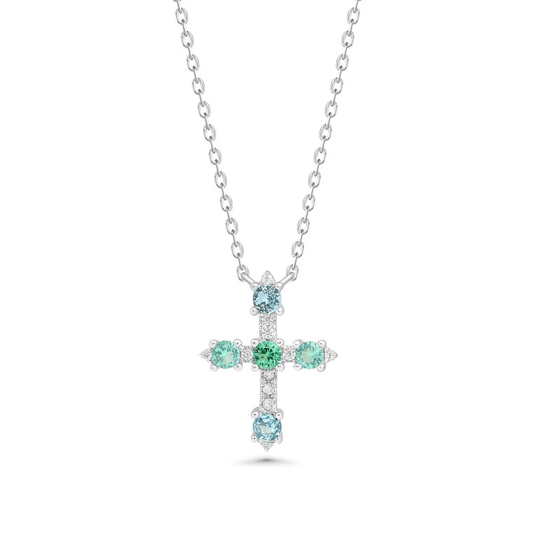 SREBRNA OGRLICA AZURE CROSS