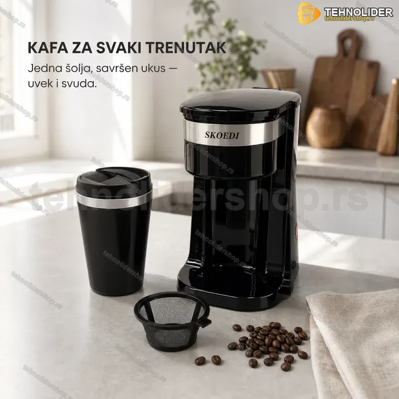 Aparat za Kafu sa Prenosivom Šoljom