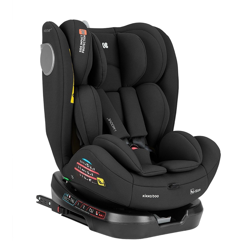 KIKKA BOO I-MOOVE 2 ISOFIX I-SIZE AUTO SEDIŠTE 40-150CM BLACK