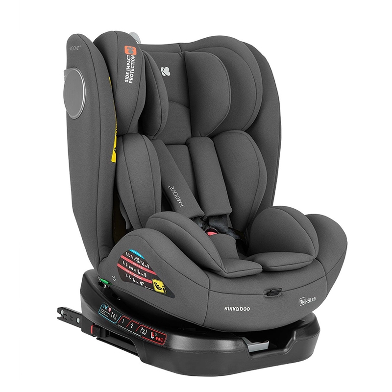 KIKKA BOO I-MOOVE 2 ISOFIX I-SIZE AUTO SEDIŠTE 40-150CM DARK GREY