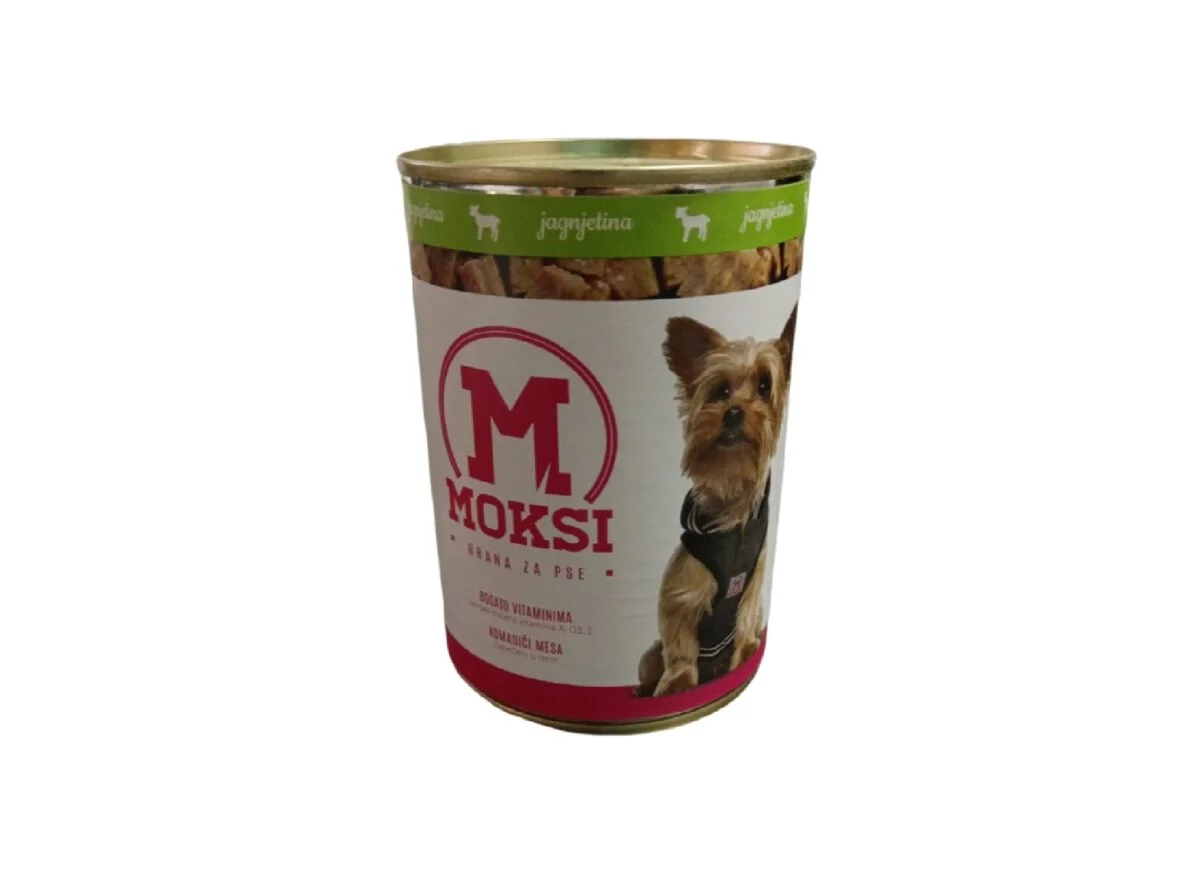 Moksi kozerva za pse jagnjetina 415g