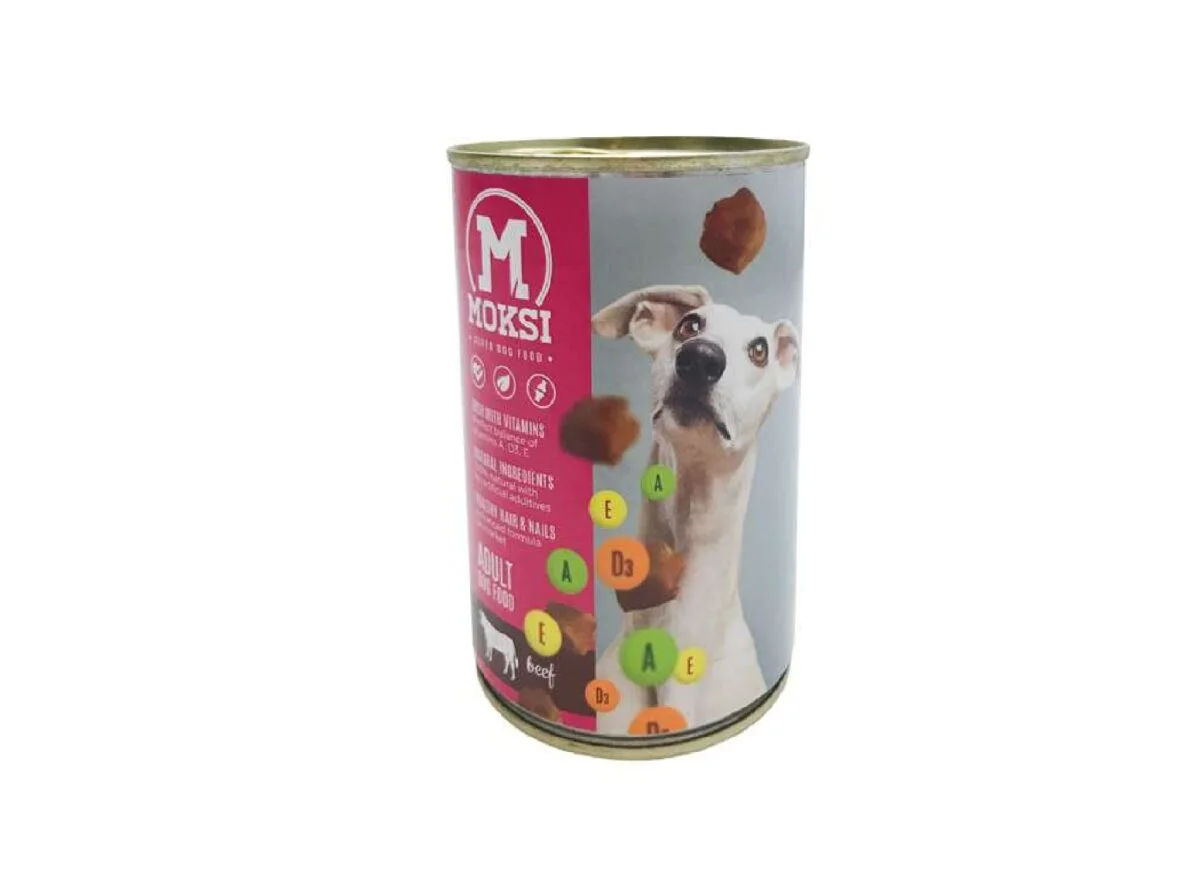 Moksi kozerva za pse govedina 415g