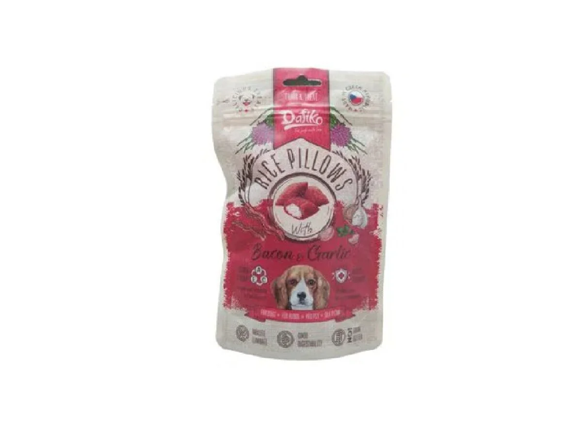 Dafiko Pillows Bacon & Garlic Poslastica za pse, 80g