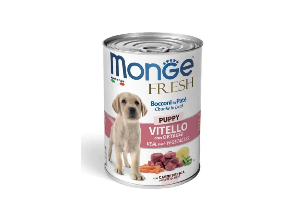 Monge Fresh konzerva za pse Puppy teletina i povrće 400g