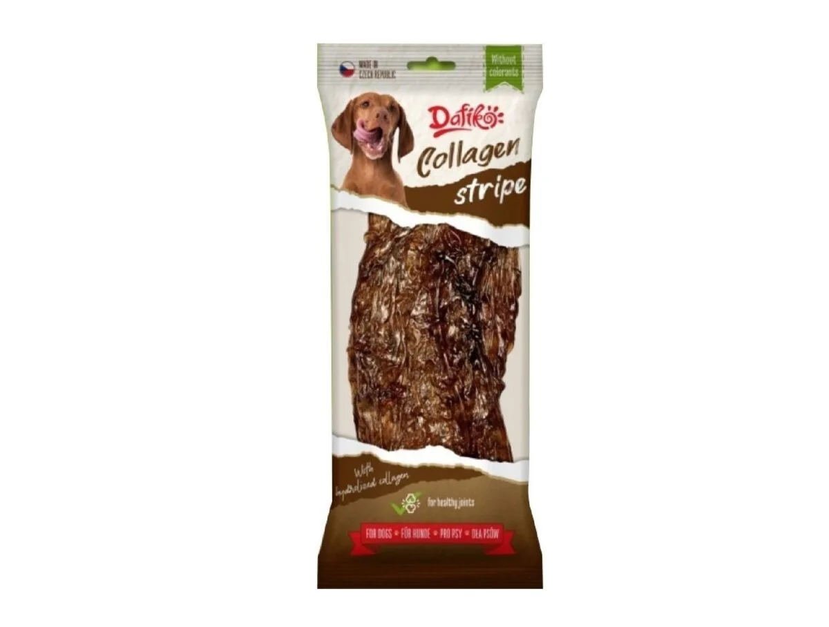 Dafiko poslastica za pse Collagen Stripe 60g