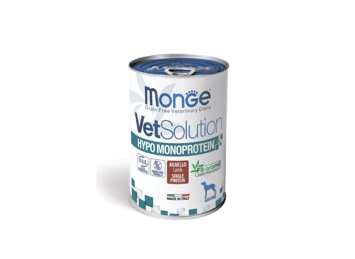 Monge VetSolution Grain Free Hypo Monoprotein Lamb Dog konzerva za pse 400g