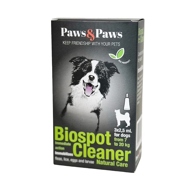 PAWS&PAWS Biospot Cleaner za pse (7-20kg)
