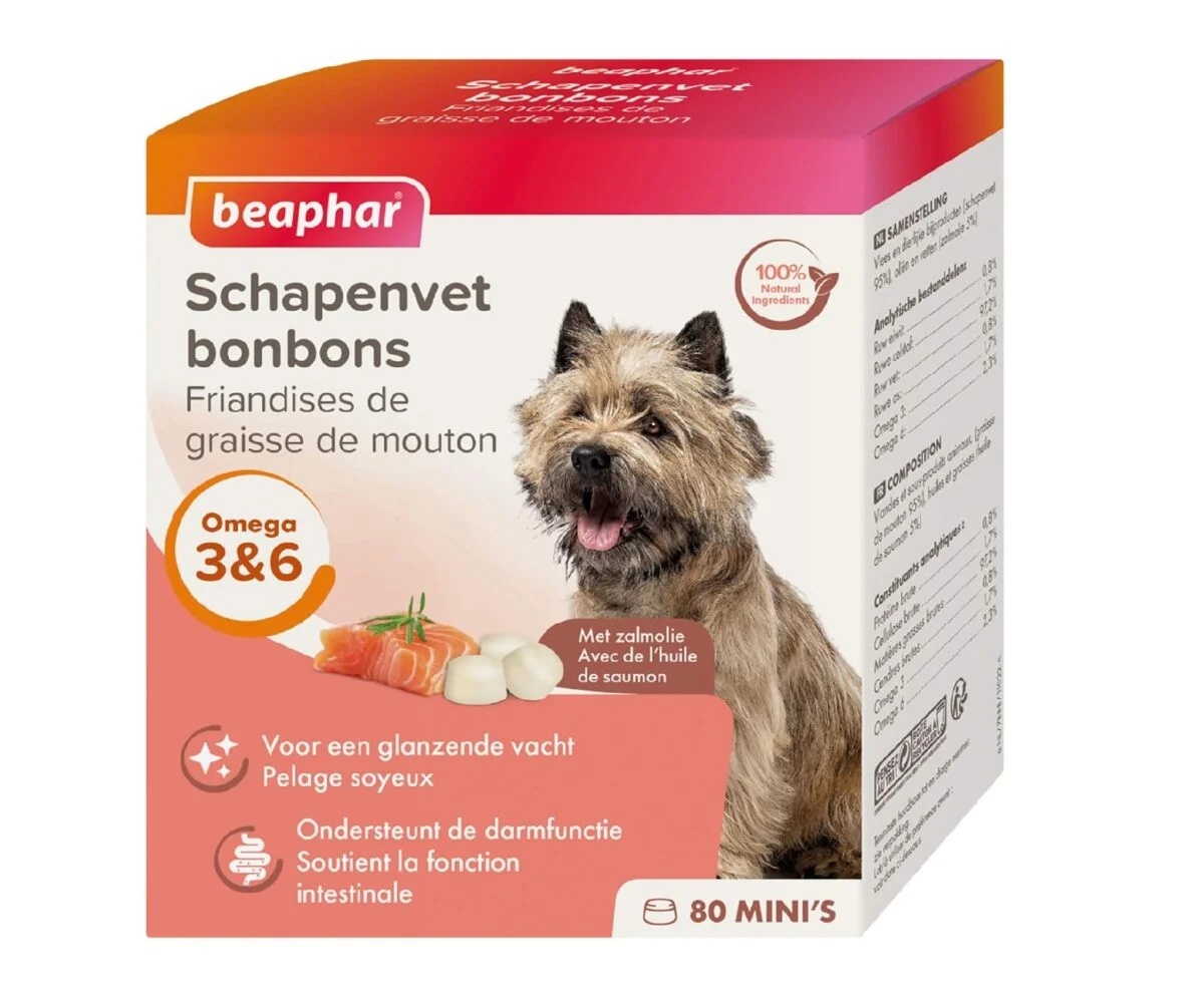 Beaphar Mini poslastice za pse ovčetina i lososovo ulje (Schapenvet bonbons)