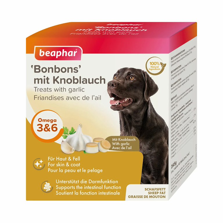 Beaphar poslastice za pse ovčetina i beli luk (Bonbons mit knoblauch)