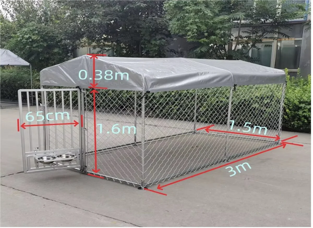 Boks ograda za pse 3m*1.5m*1.6m