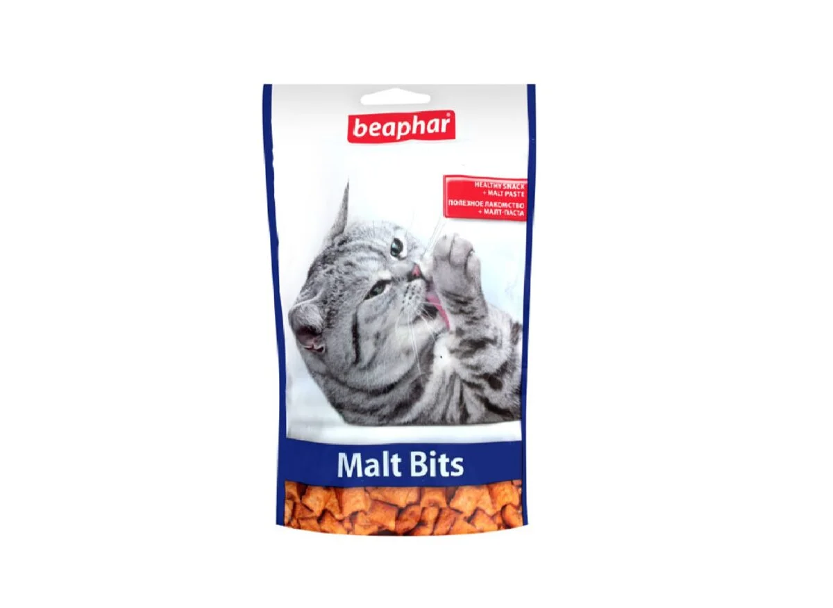 Beaphar Malt bits cat za izbacivanje loptica dlake 35g