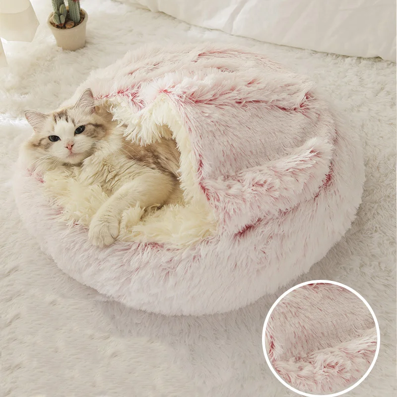 Krevetac za mačke comfortable plush M (pink)