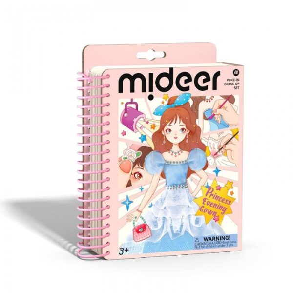 Kreativni set Obuci devojčicu, večernje haljine – Mideer