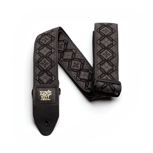 ERNIE BALL CLASSIC JACQUARD REGAL BLACK STRAP