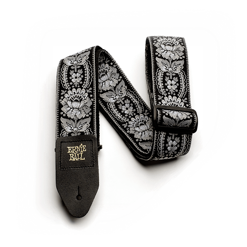 ERNIE BALL CLASSIC JACQUARD SILVER ORLEANS STRAP