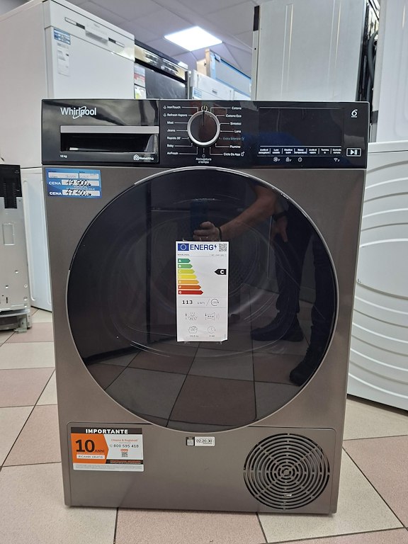 MAŠINA ZA SUŠENJE VEŠA WHIRLPOOL C WD 104M GBS IT , 10 KG.