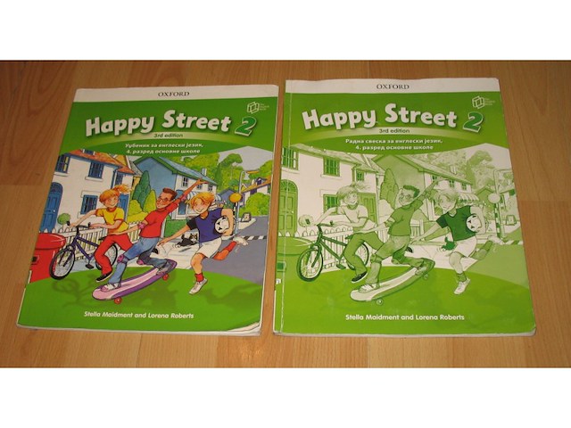 4. HAPPY STREET 2 UDZBENIK + RADNA SVESKA + CD
