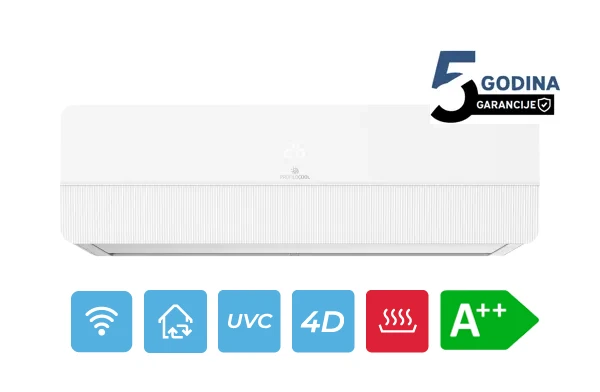 Klima uređaj PROFILOCOOL ICSD-12WIHUVC WHITE12000BTU A++ InverterWifi/GSJ/UVC/4D