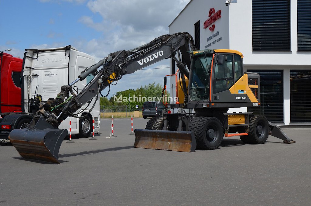 Volvo EWR 150E / 2018r / ROTOTILT / STABILIZATORY / STEELWRIST / ZACZE bager točkaš