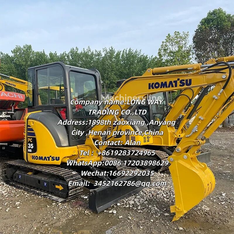 Komatsu PC35 mini bager