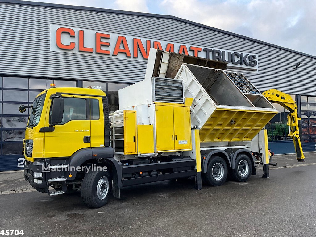 MAN TGS 33.480 6x4 MTS Saugbagger 8 m³ vakum bager