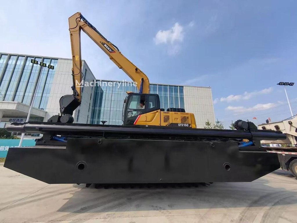 Novi Sany SY215C bager amfibija