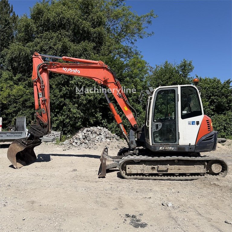 Prodaje se Kubota KX080-3 midi bager na aukciji