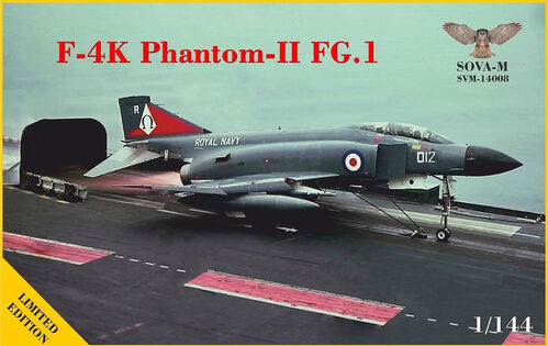 NEW! SOVA-M 14008 McDonnell Douglas F-4 Phantom II FG.1 in Royal Navy Service