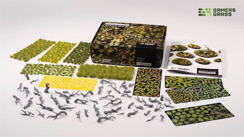 NEW! GamersGrass GGSB-JFBB Jungle Floor Basing Box