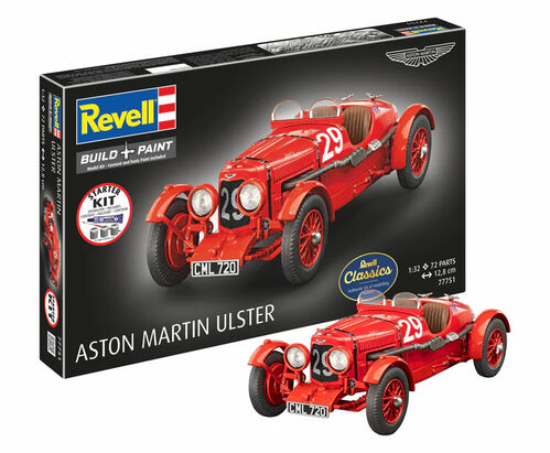 NEW! Revell 77751 Aston Martin Ulster - Starter Kit (Revell Classics)