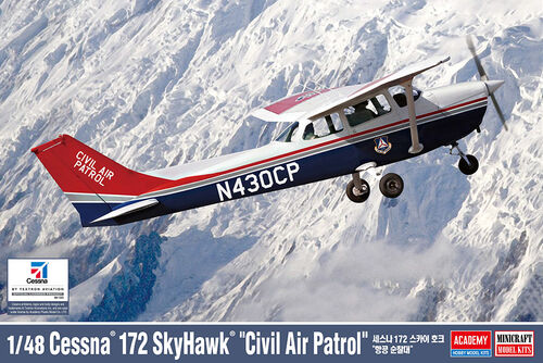 Academy 12367 Cessna 172 Skyhawk Light Aircraft - US Civil Air Patrol