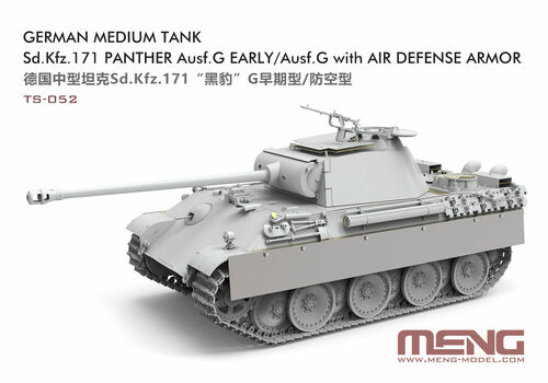 Meng Model TS052 German Medium Tank Sd.Kfz.171 Panther Ausf.G EARLY/Ausf.G with AIR DEFENCE ARMOR