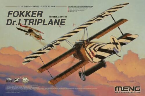 Meng Model QS003 Fokker Dr.I Triplane