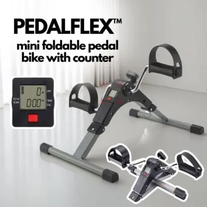 PedalFlex™ mini sklopivi bicikl sa pedalama i brojačem