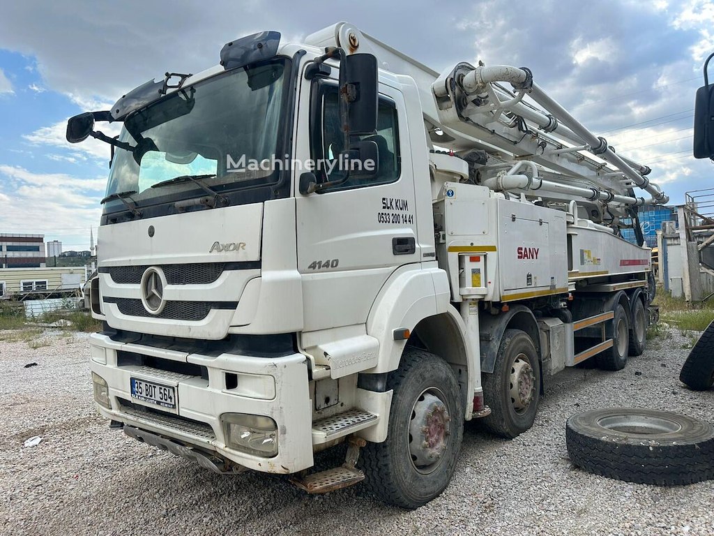 Sany SY45-2025 na šasiji Mercedes-Benz Axor 4140 pumpa za beton