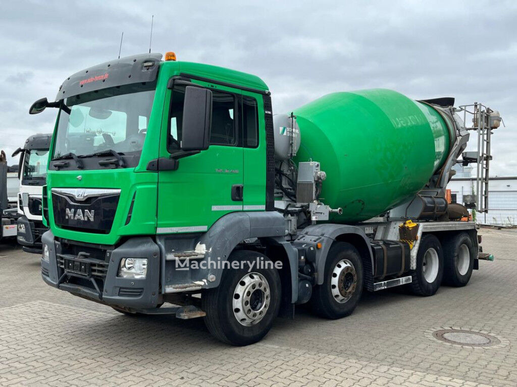 MAN TG-S 32.400 8x4 BB Betonmischer Stetter 9m³ deutsch kamion s mešalicom za beton