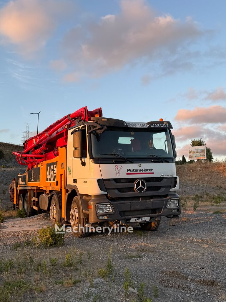 Putzmeister BSF 46 14H na šasiji Mercedes-Benz Actros 4141 pumpa za beton