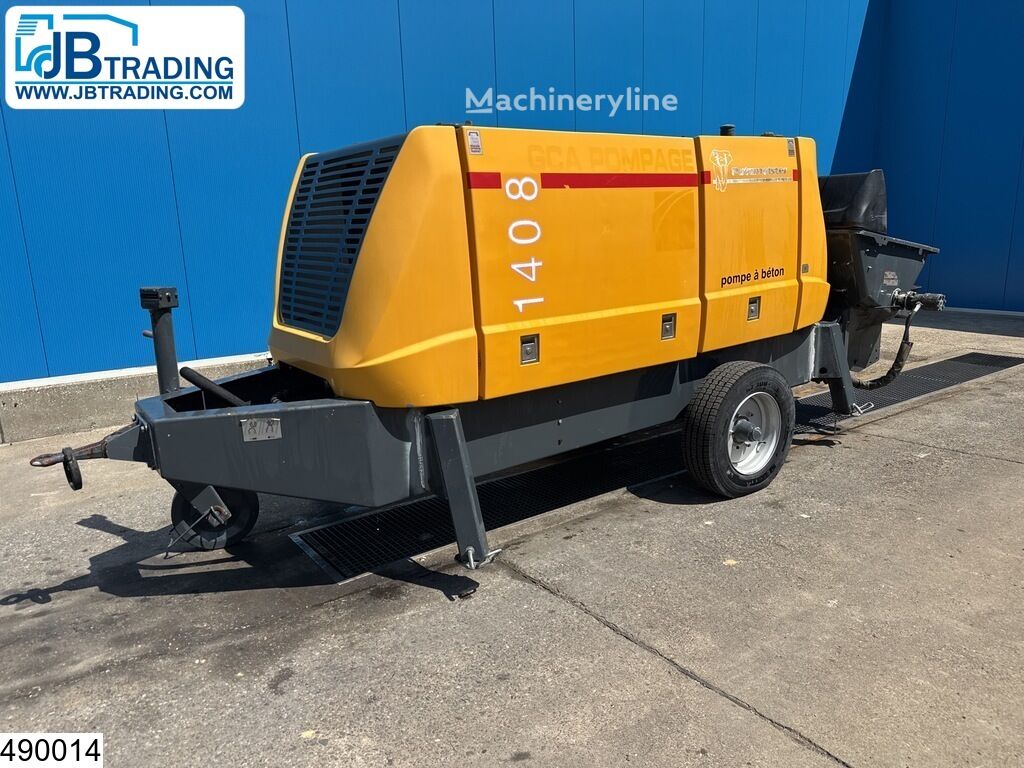 Putzmeister BSA 1408E 110 kW, 106 bar, 79 m3/hr stacionarna betonska pumpa