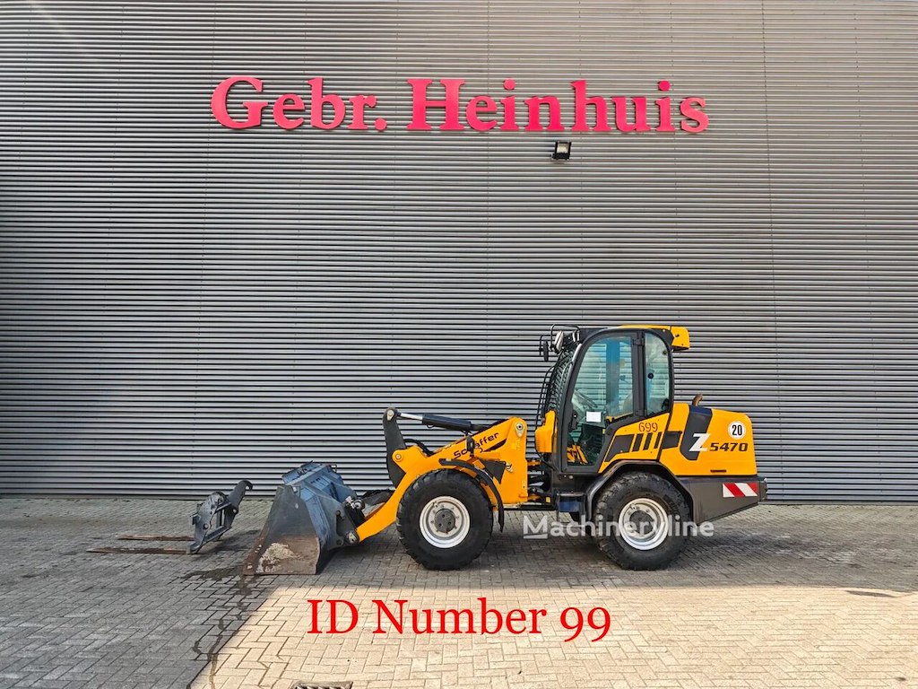 Schäffer 5470Z Bucket + Forks! prednji utovarivač