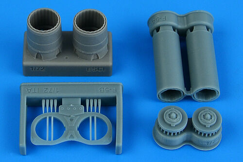 NEW! Aires 7402 Northrop F-5 B Freedom Fighter - Exhaust Nozzles (for Italeri / Revell and ESCI Kits)