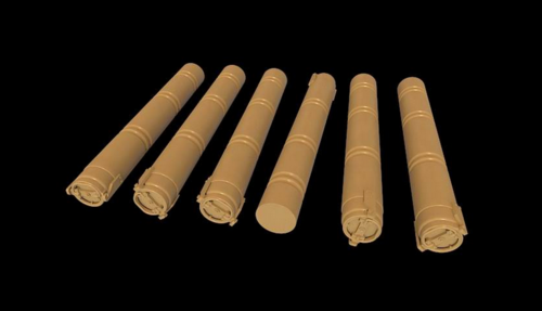 PanzerArt RE35-623 Metal ammo containers for 88mm FlaK/KwK36 Early pattern (12pcs)