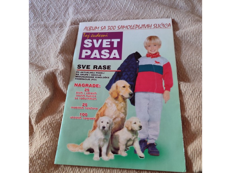 Taj cudesni svet pasa sa oko 100 kom slicica u njemu