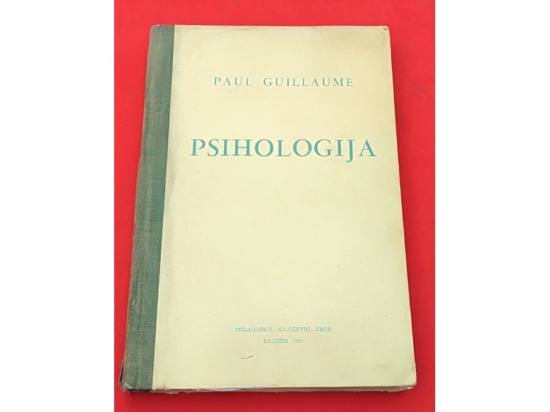 Psihologija Paul Guillaume