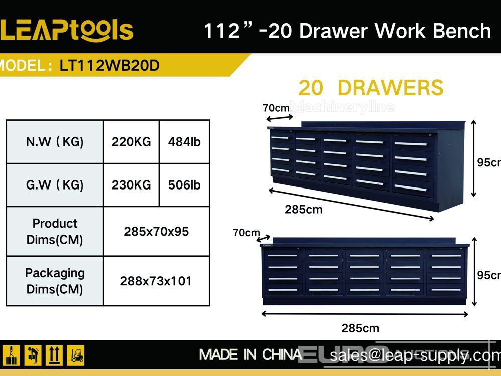 Prodaje se Leaptools LT112WB20D radni stol na aukciji