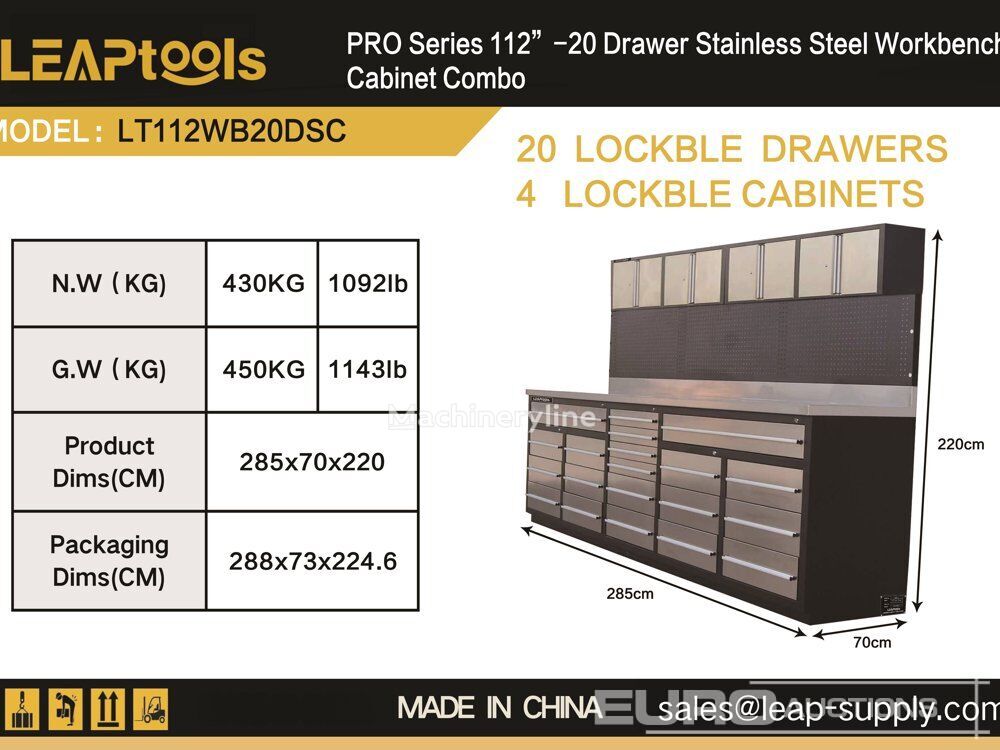 Prodaje se Leaptools LT112WB20DSC radni stol na aukciji